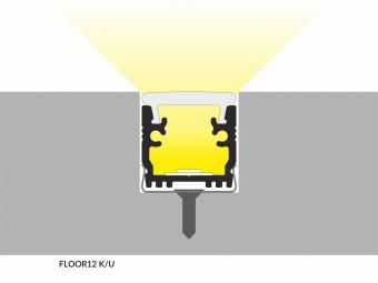 Profil LED pardoseala 2m